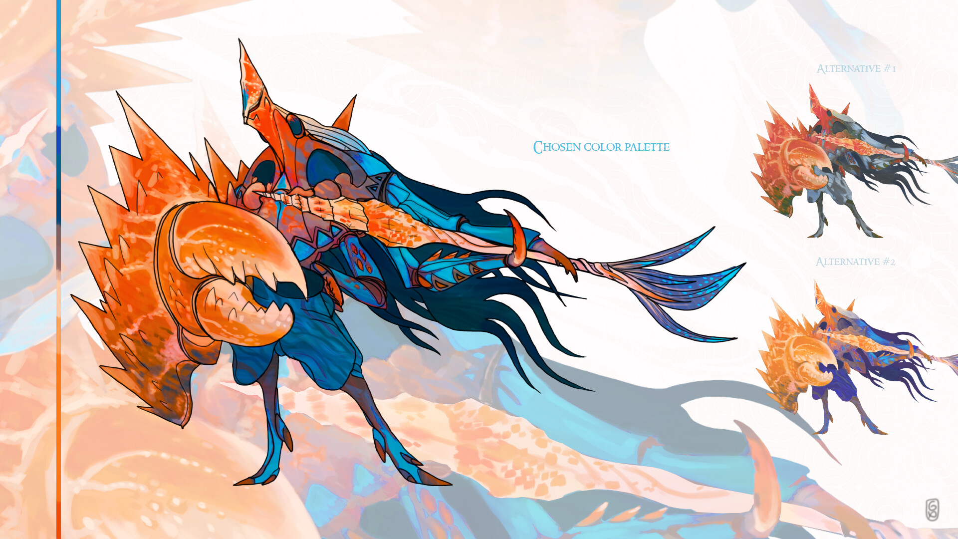 ArtStation - The Forgotten Realms - Subsean Champion Color Palette