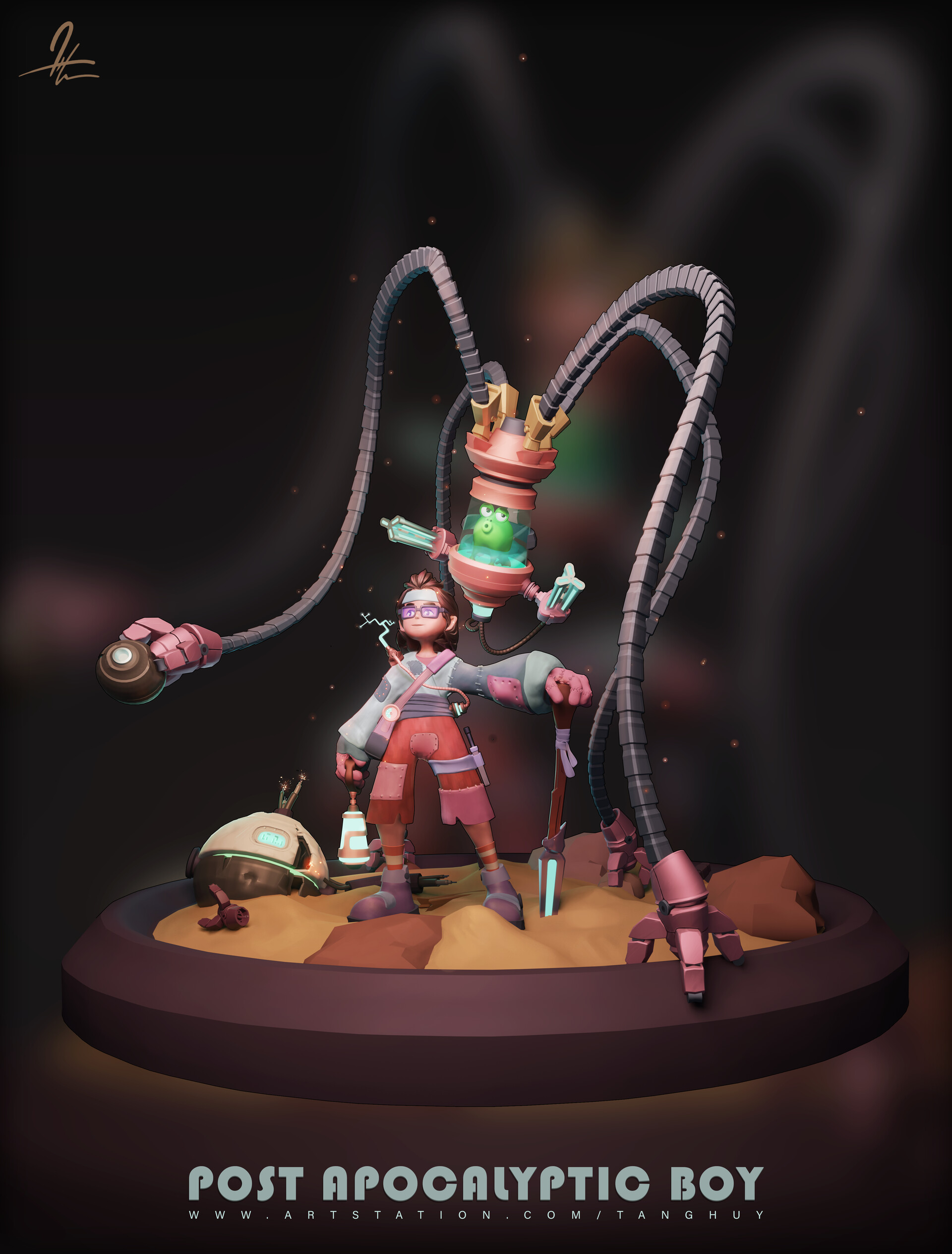 ArtStation - Post Apocalyptic Boy