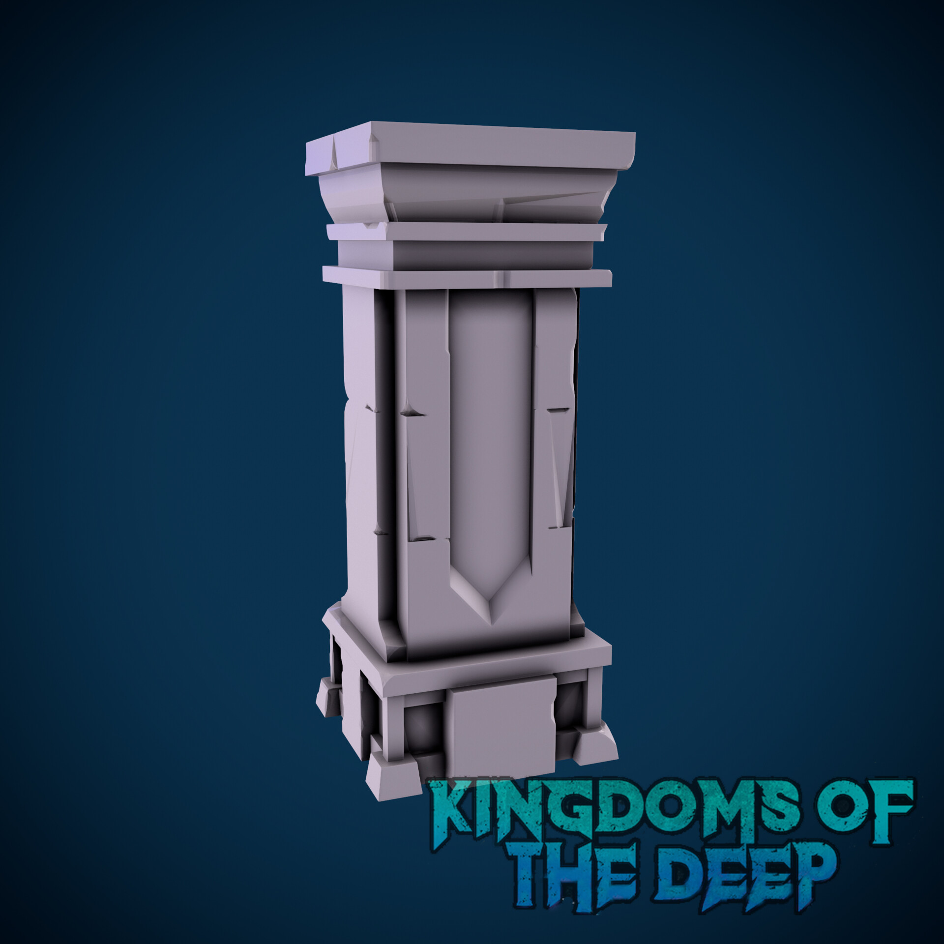 ArtStation - Dwarf Column - Dwarven Scenery - board battle game ...