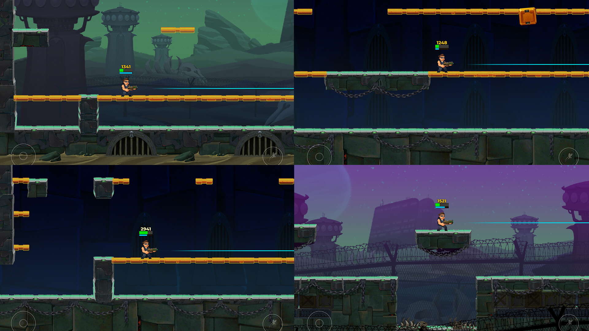 Art of Jesus Sanchez - Mr Autofire's Prison Planet (World 11)