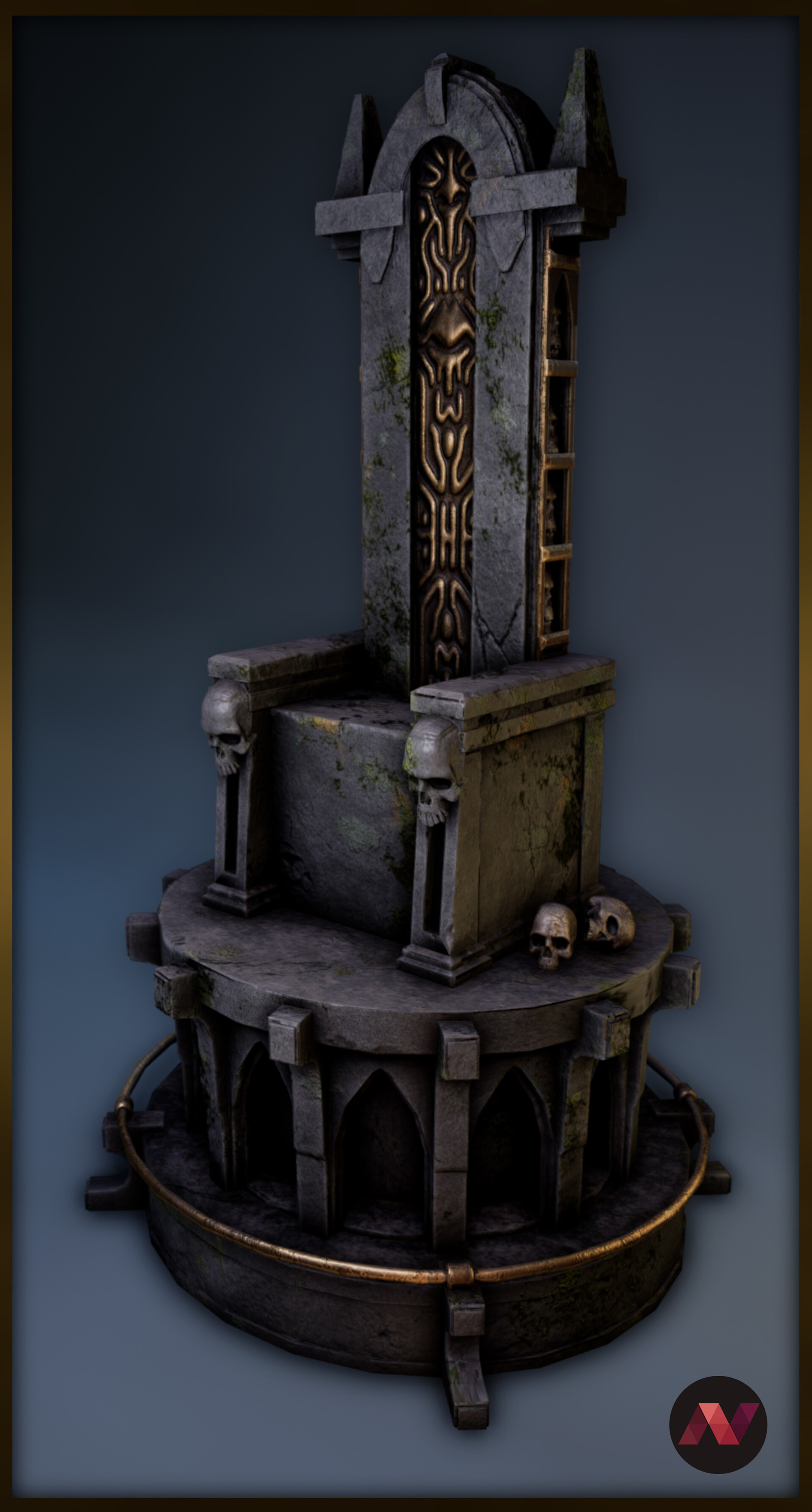 ArtStation - Throne game ready