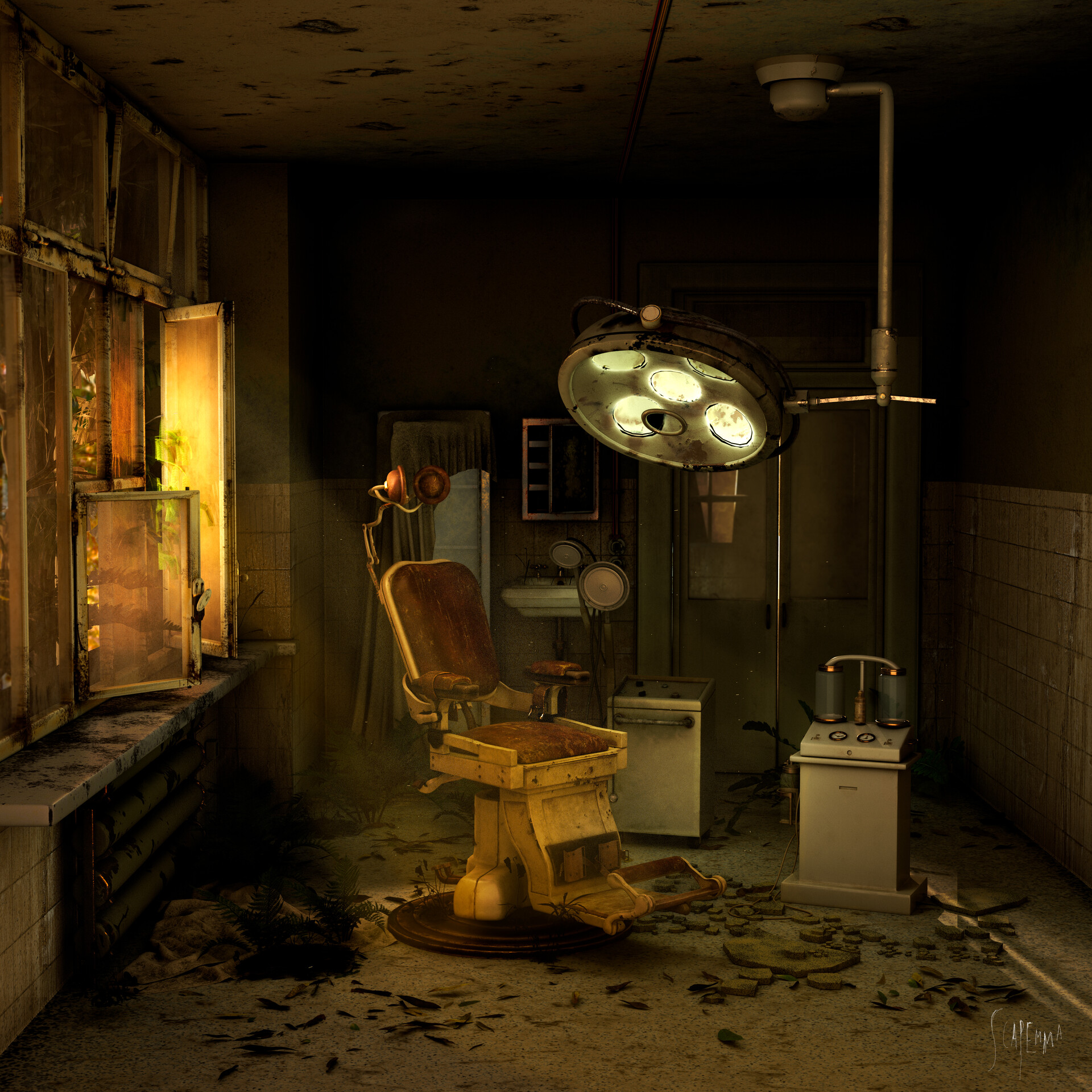 ArtStation - Abandoned Hospital