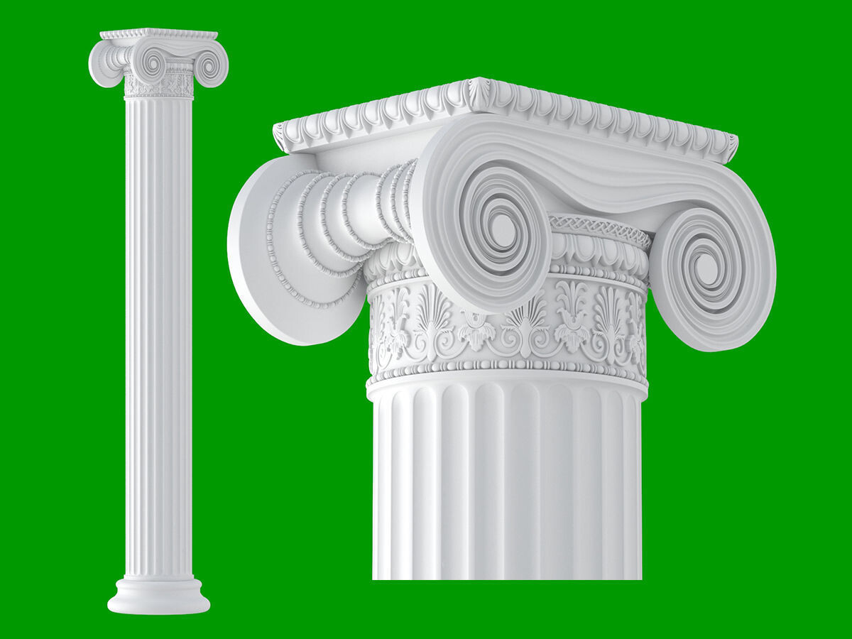ArtStation - Greek Ionic 3D model