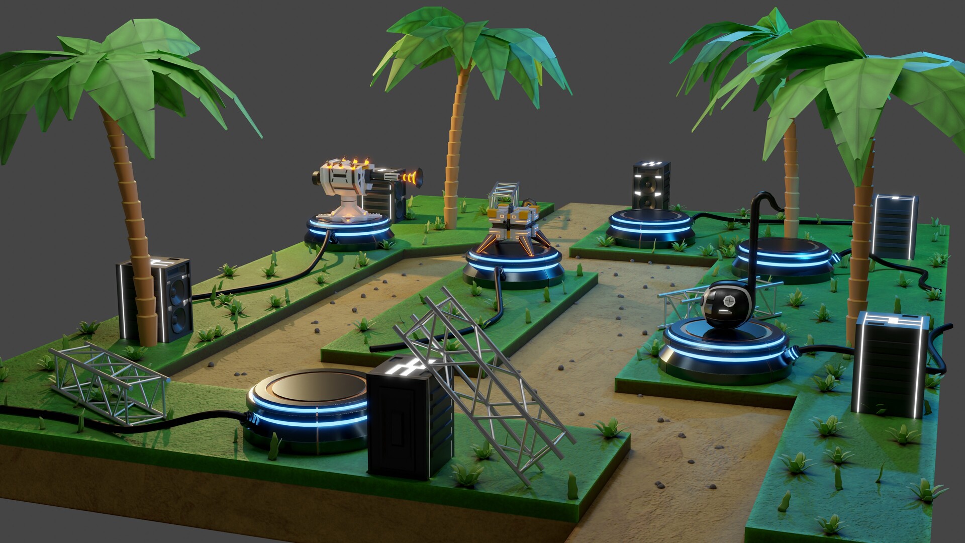 ArtStation - Mini Grass Environment