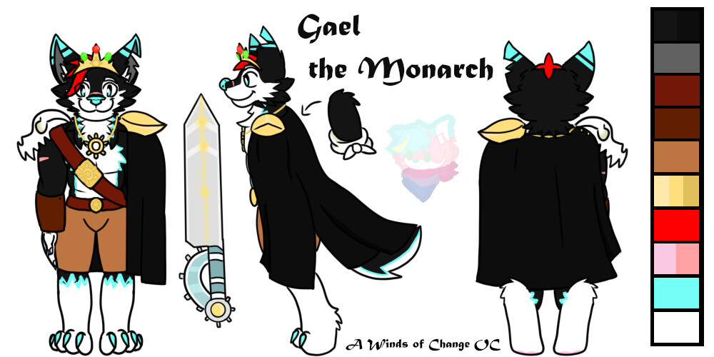 ArtStation - Gael reference sheet