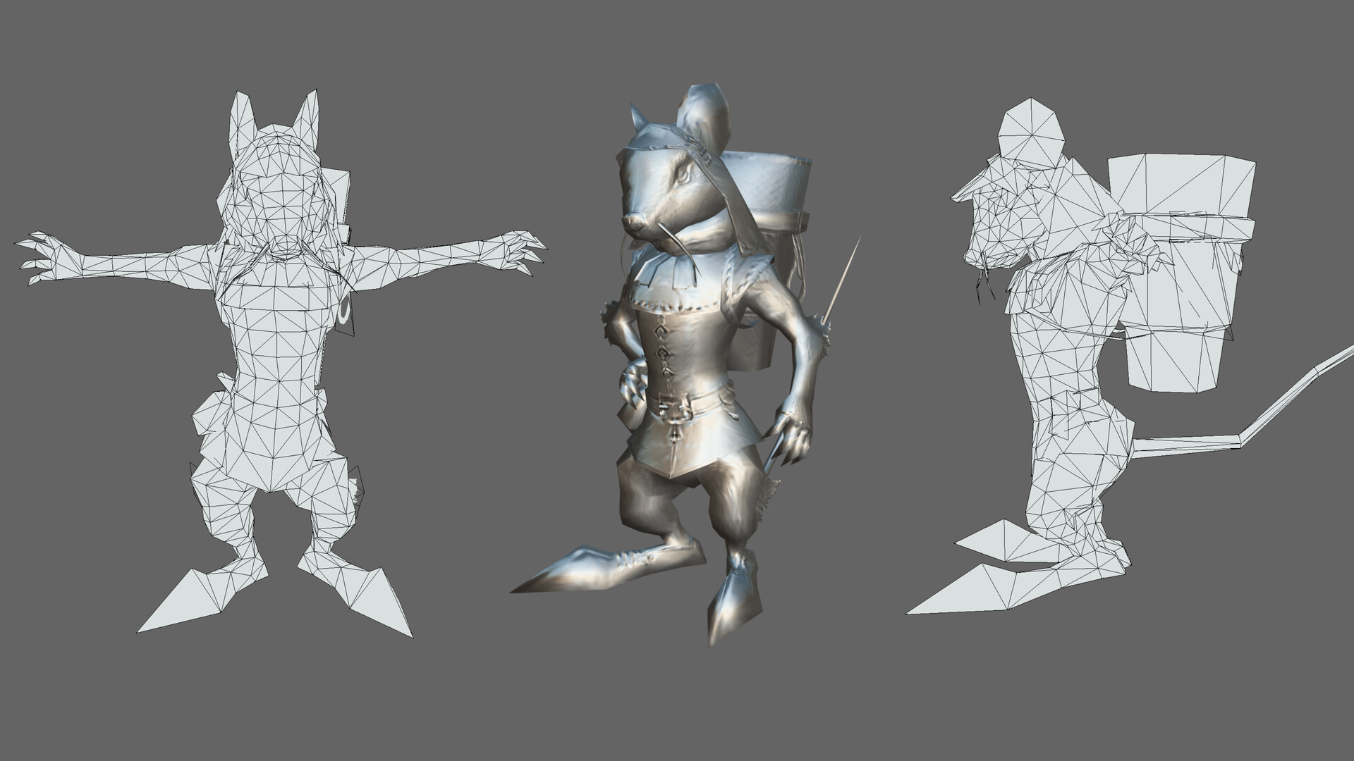 ArtStation - RatMan WIP.