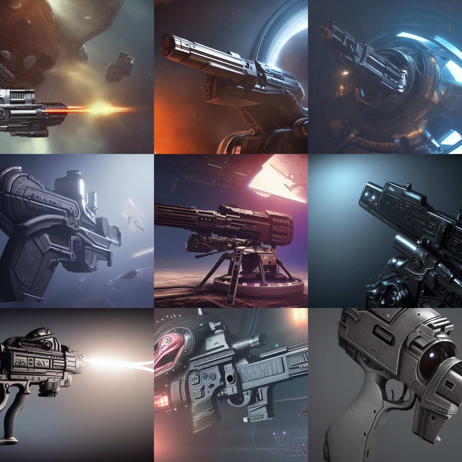 ArtStation - Alien guns
