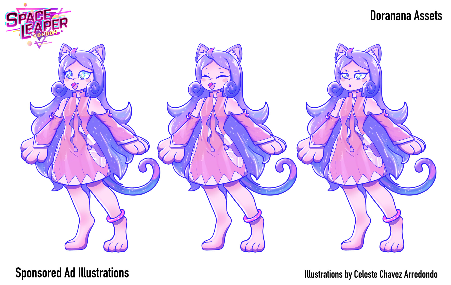 ArtStation - Space Leaper Cocoon Ad Illustrations