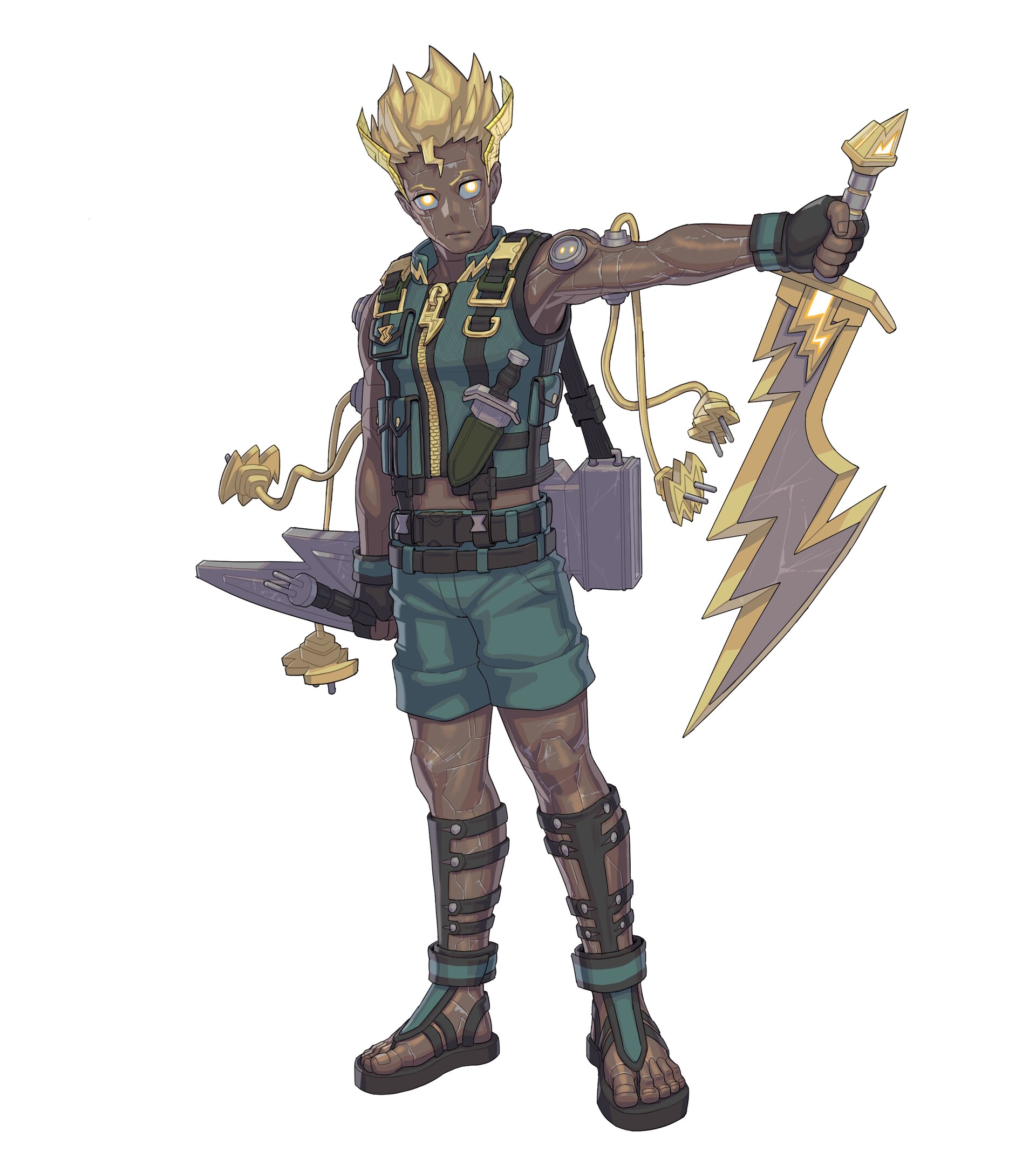 ArtStation - humanoid of light speedd