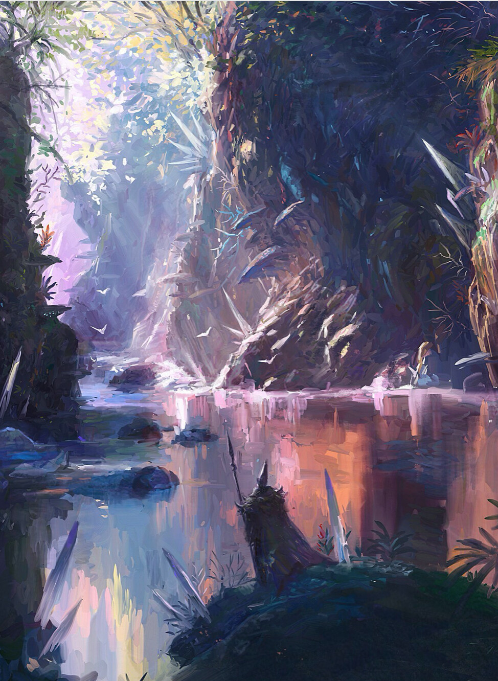 ArtStation - 2D scene illustration