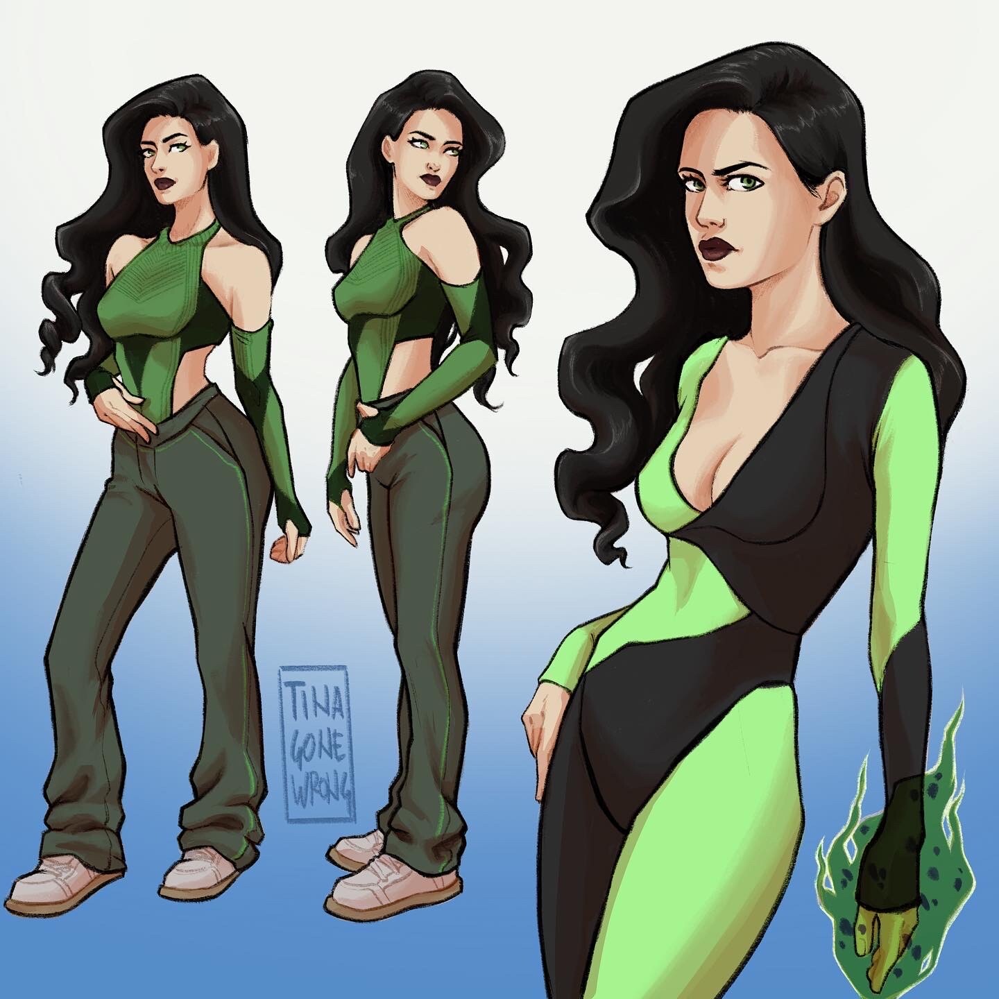 ArtStation - Kim Possible redraw