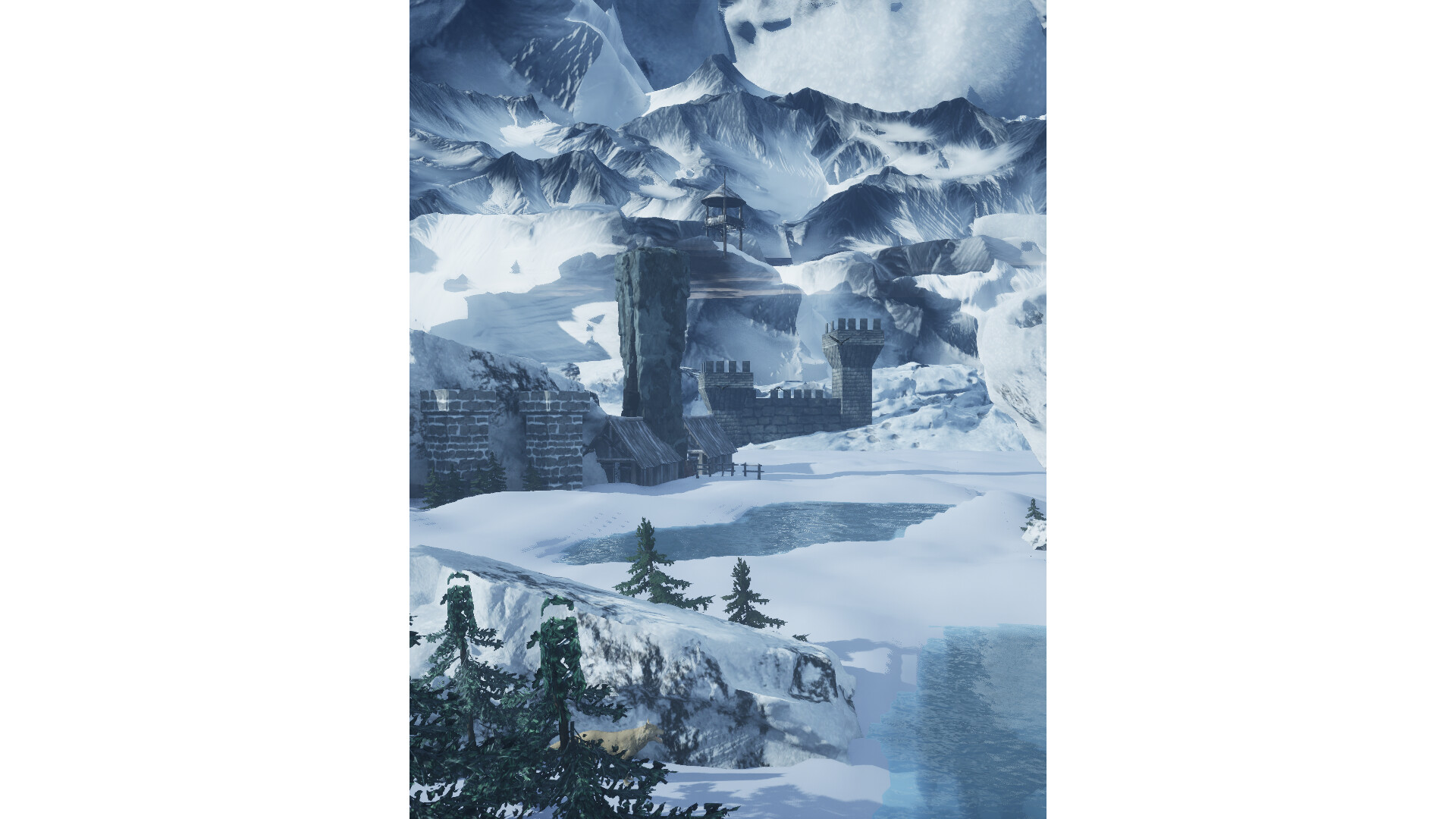 ArtStation - Snow Environment - Unreal Engine 5