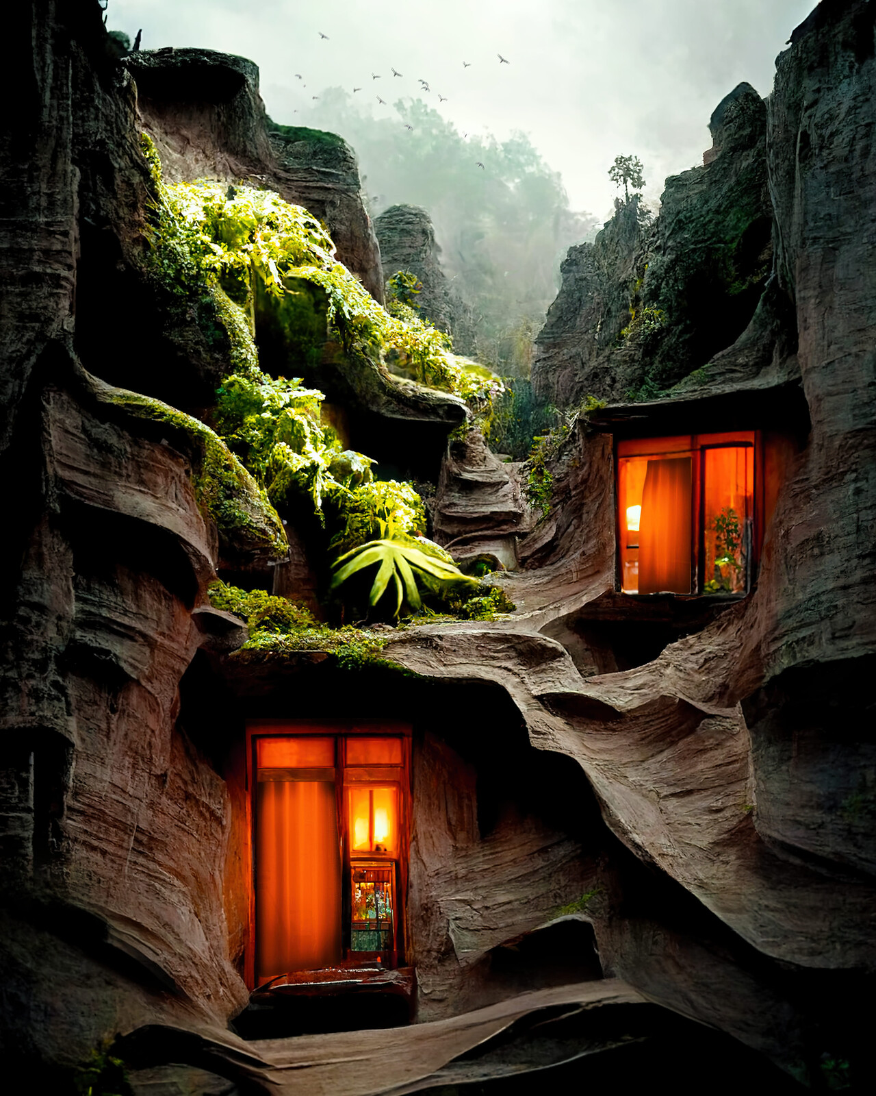 Cadmus Design - Calwaki caverns turned into contemporary residencies