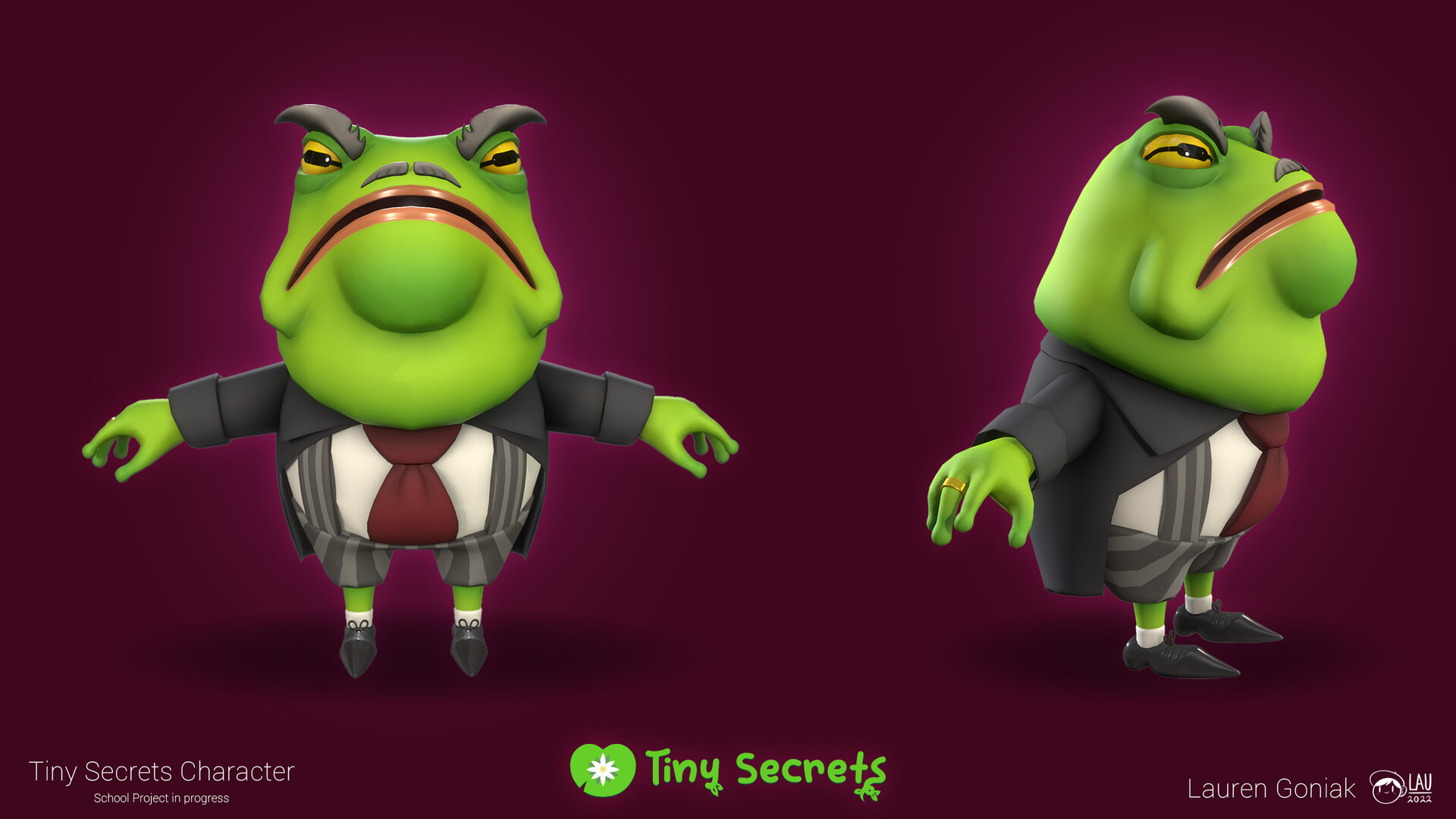 Lauren Goniak - Character Design - Tiny Secrets