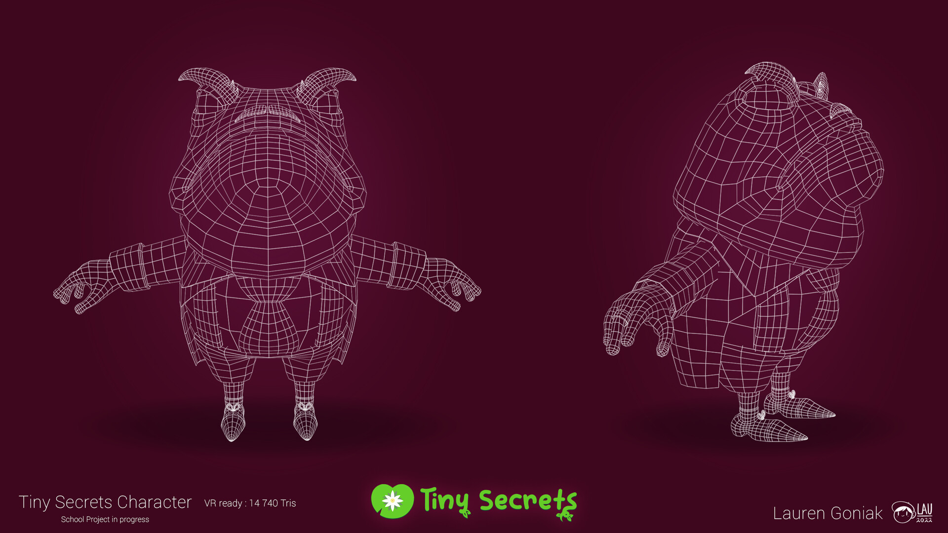 Lauren Goniak - Character Design - Tiny Secrets
