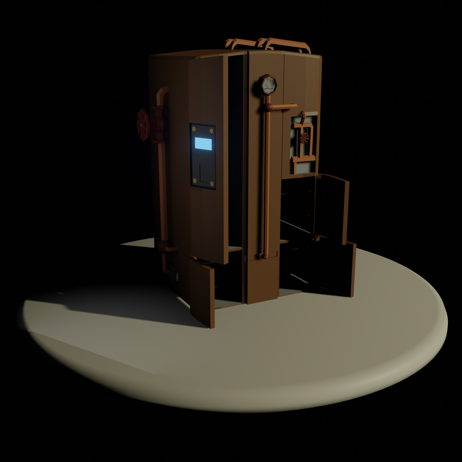 ArtStation - steampunk refrigerator