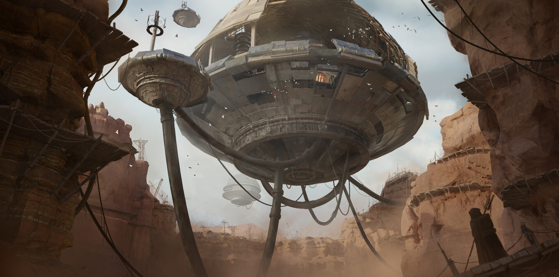 ArtStation - Wasteland Factory Concept