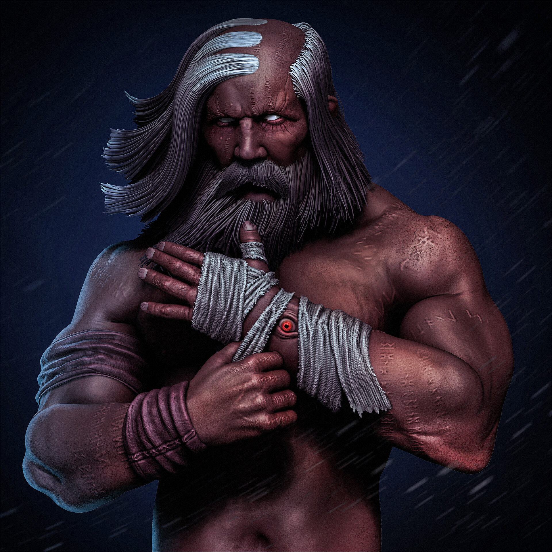 Hodur, the blind god., by Joris Doucet : r/ImaginaryMythology