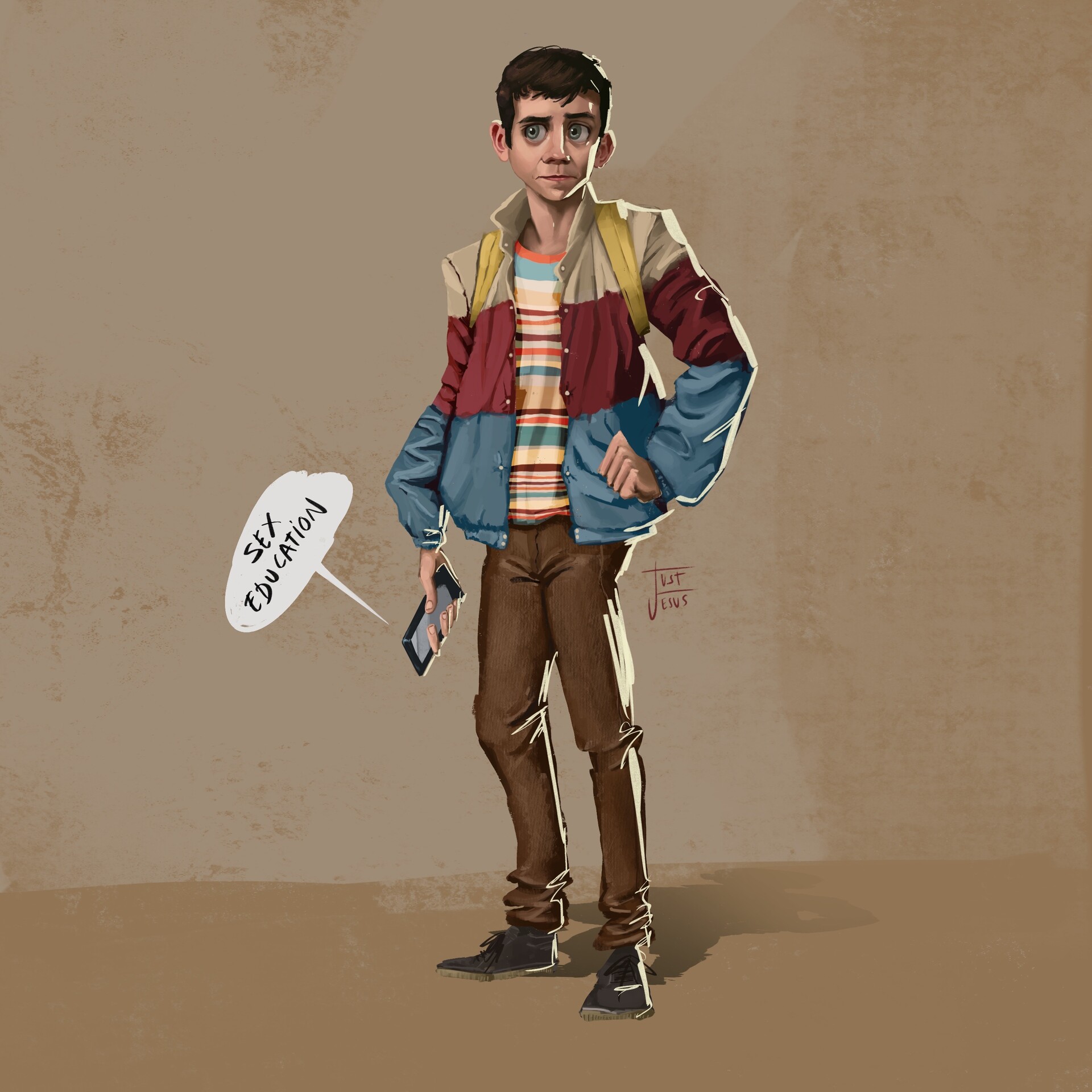 ArtStation - FANART OTIS - SEX EDUCATION