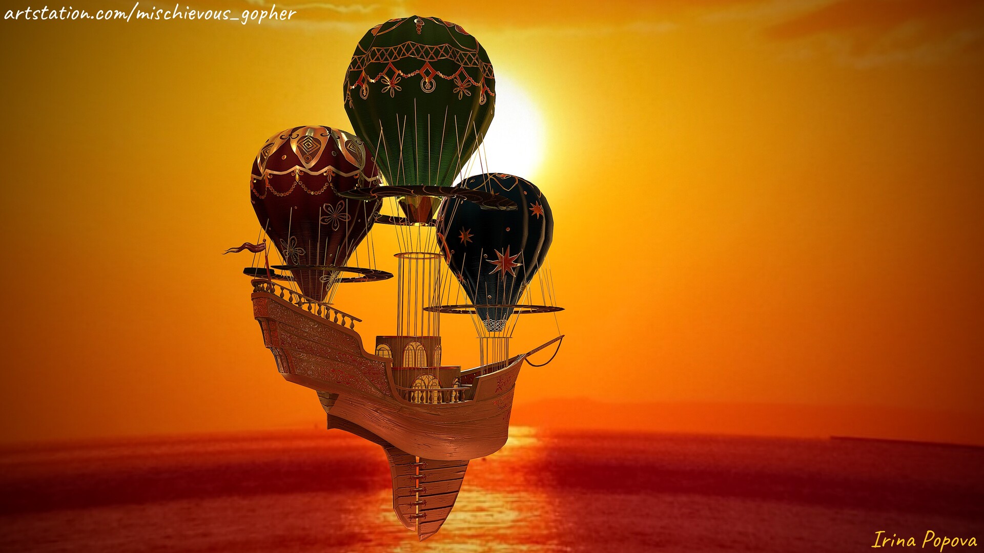 ArtStation - Wizard's ship