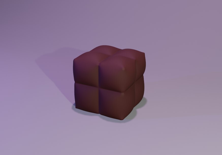 ArtStation - padded stool