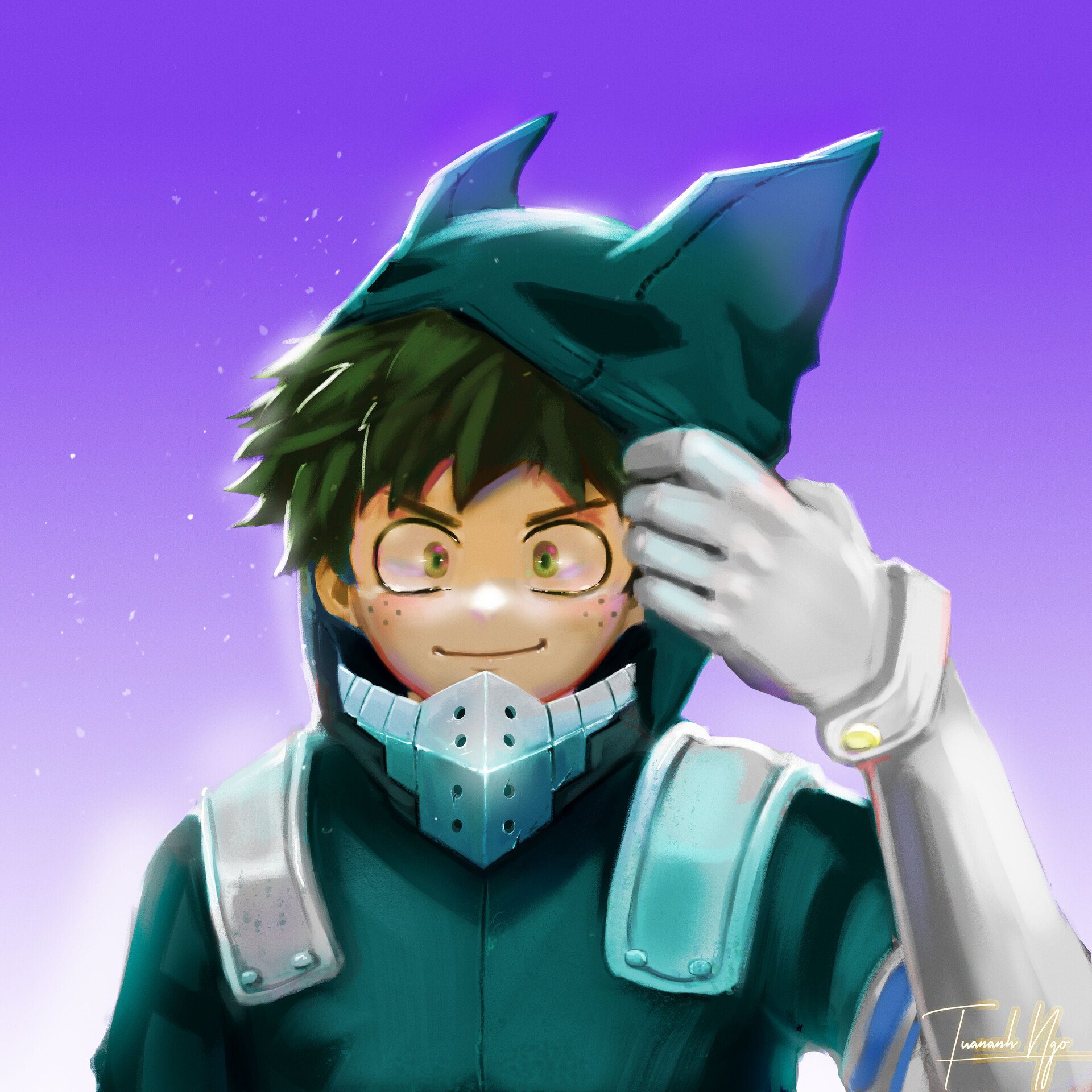 ArtStation - Fanart -Midoriya Izuku , Shoto (MHA)