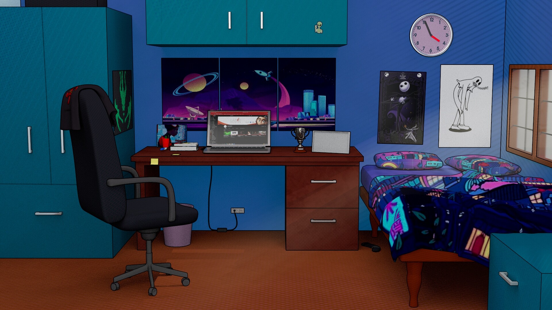 ArtStation - 3D Cartoon Room