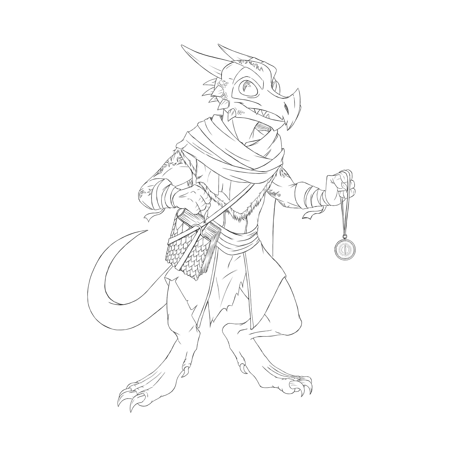 ArtStation - Kobold Shaman/Mage Sketch
