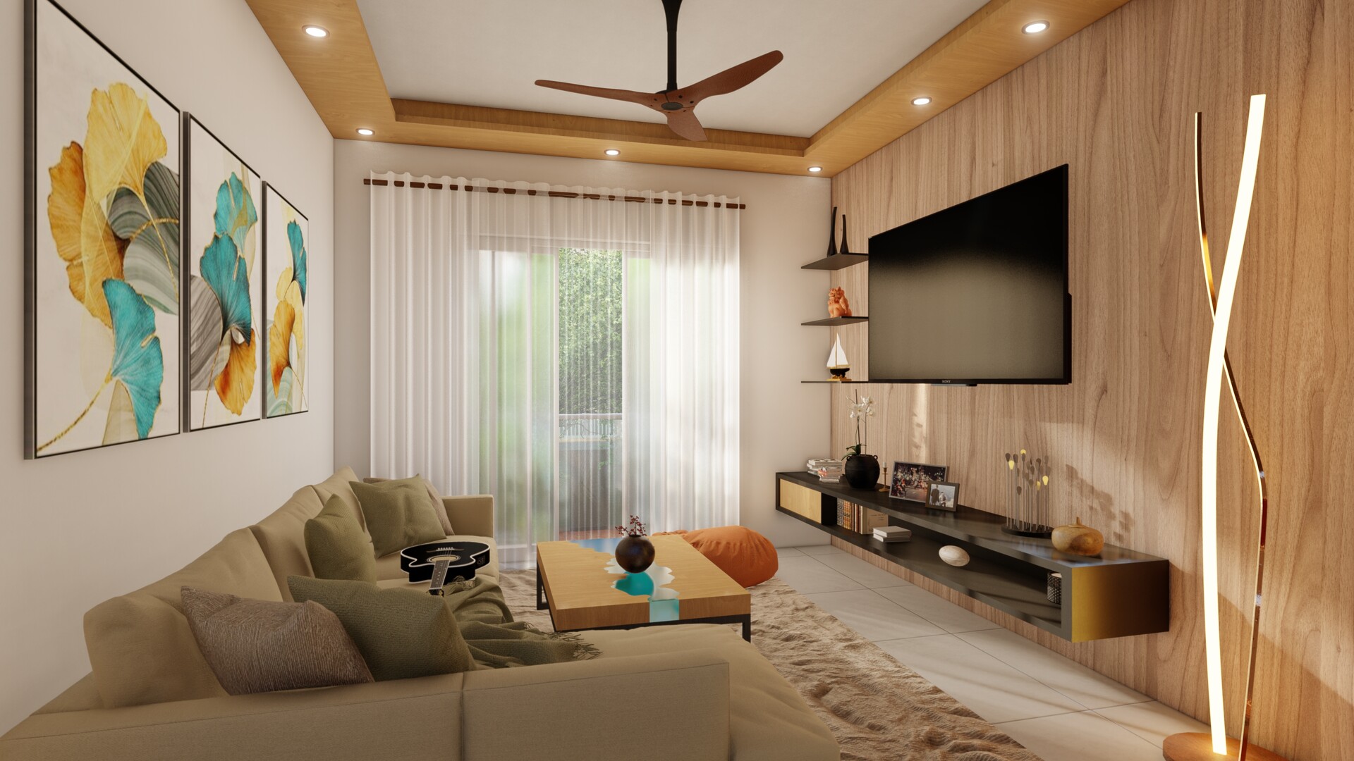 ArtStation - TV lobby Interior Design