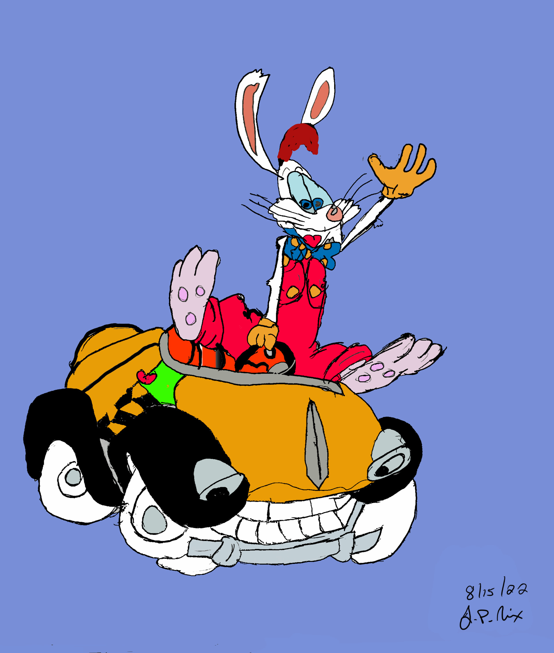 roger rabbit coloring