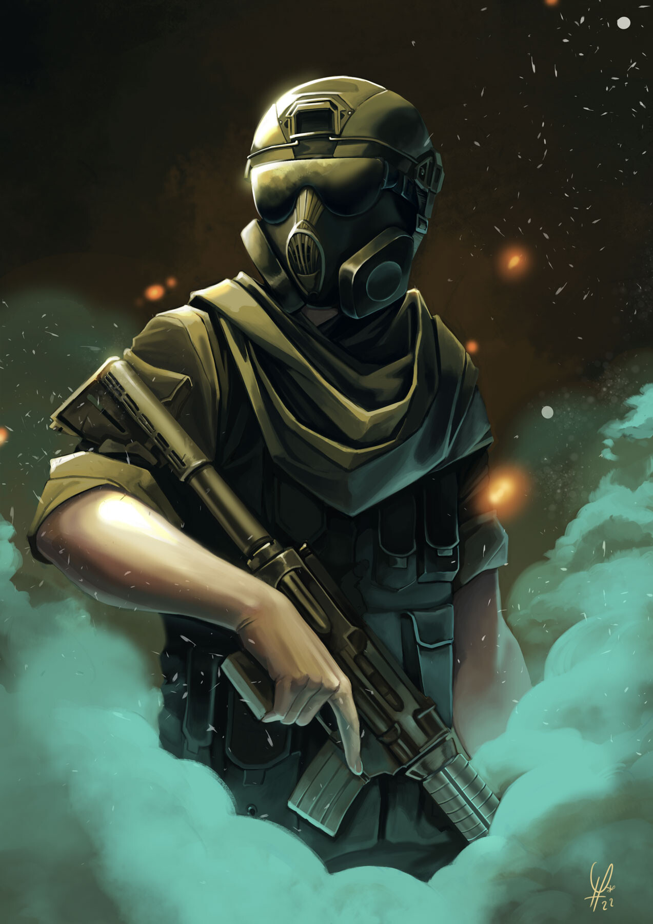 ArtStation - Gas mask