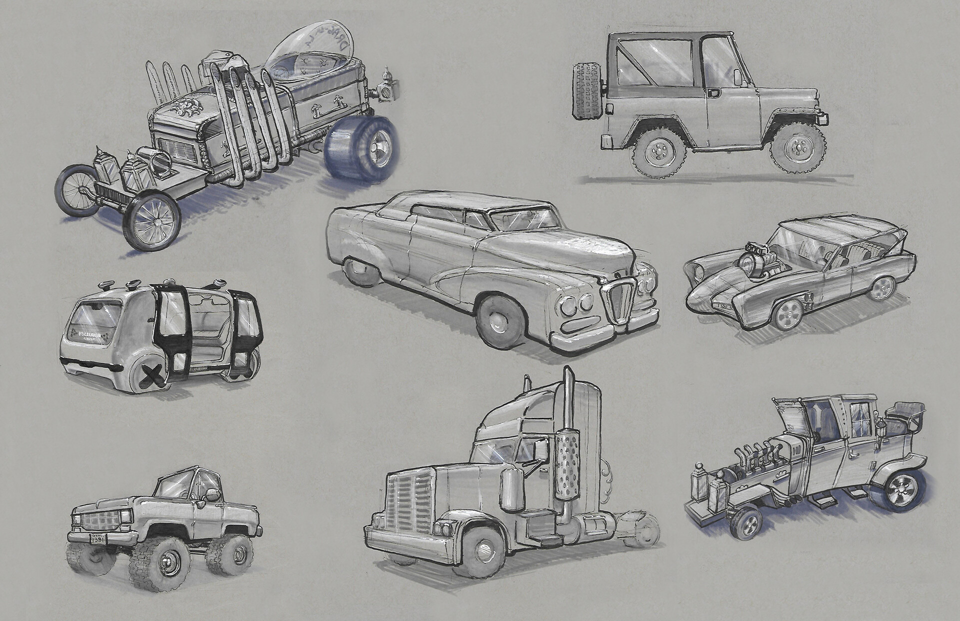 ArtStation - Prop sketches