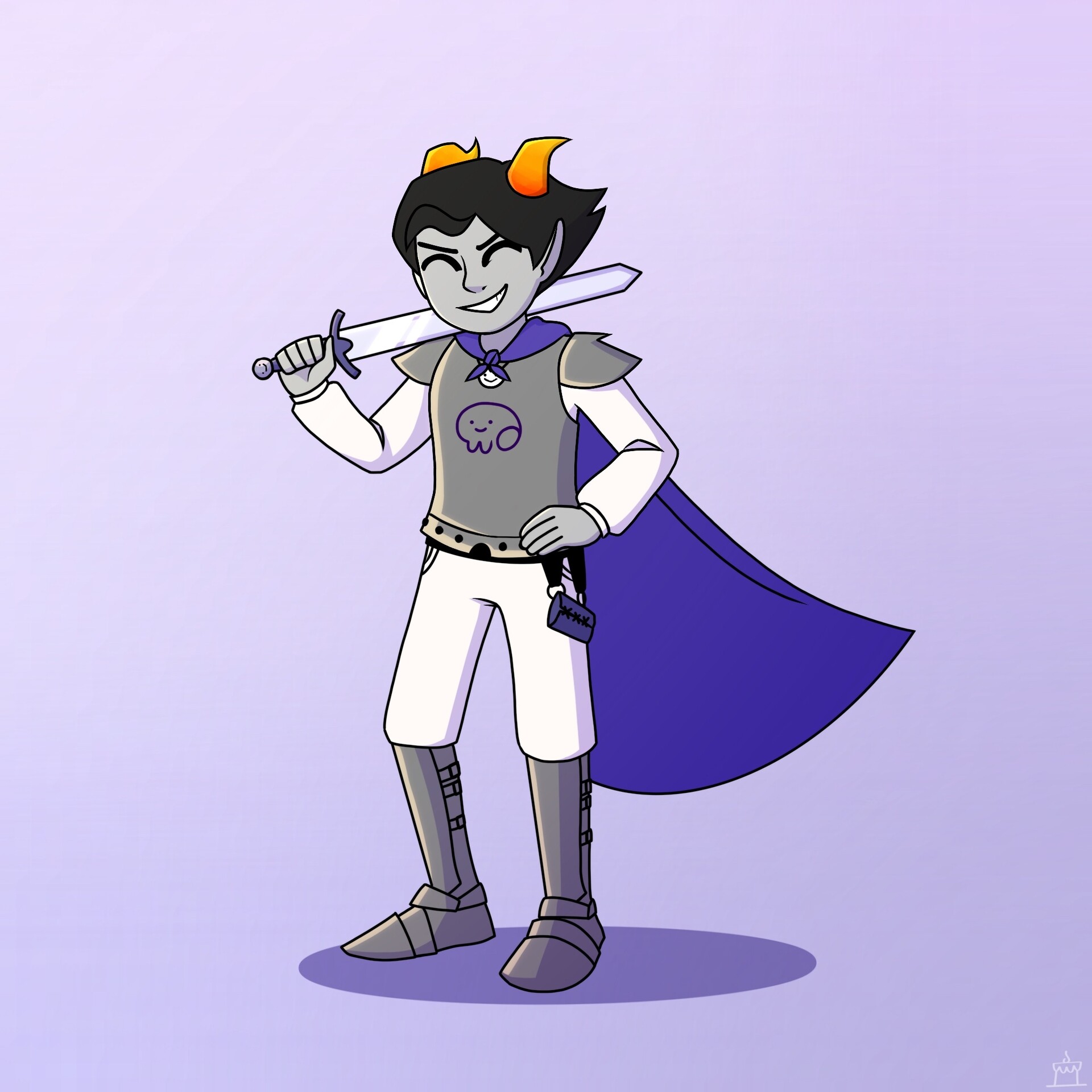 ArtStation - Purple Knight Commission