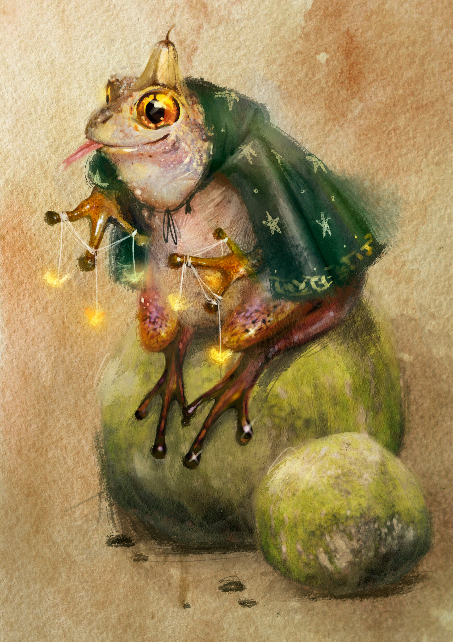 ArtStation - The Tale of the Brave Mouse "Nutlet" - magic toad