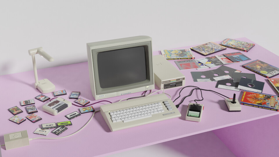 ArtStation - Commodore 64 new model render