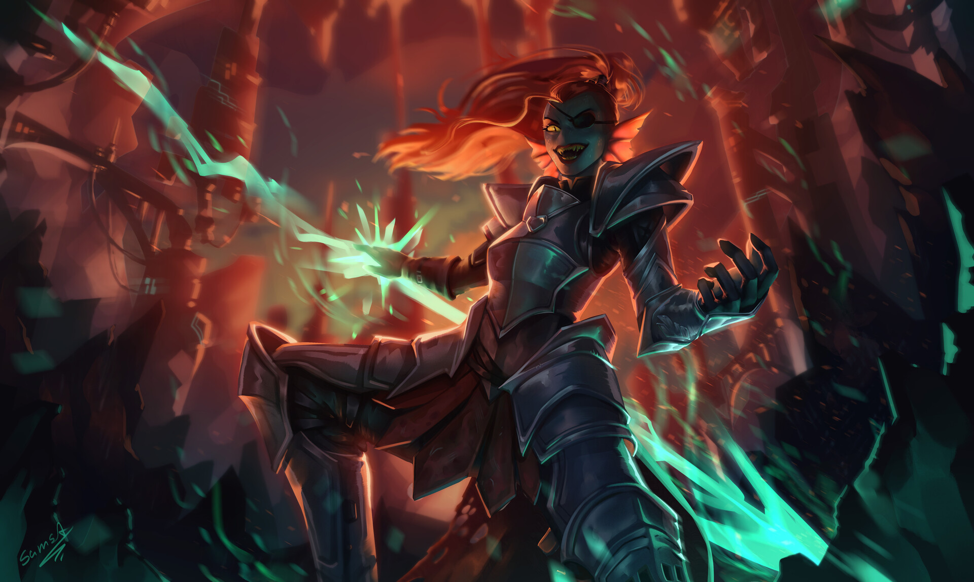 ArtStation - Undyne Fanart