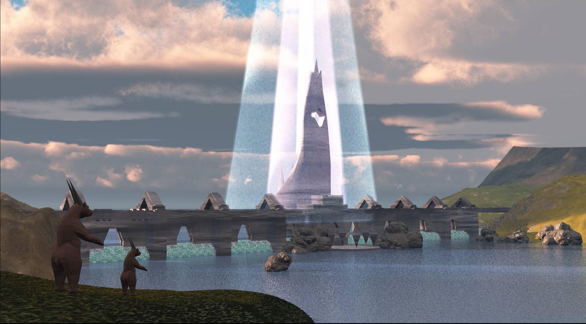 ArtStation - Sea Gate, Reborn recreated in 3D