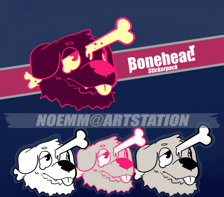ArtStation - BoneHead Stickerpack