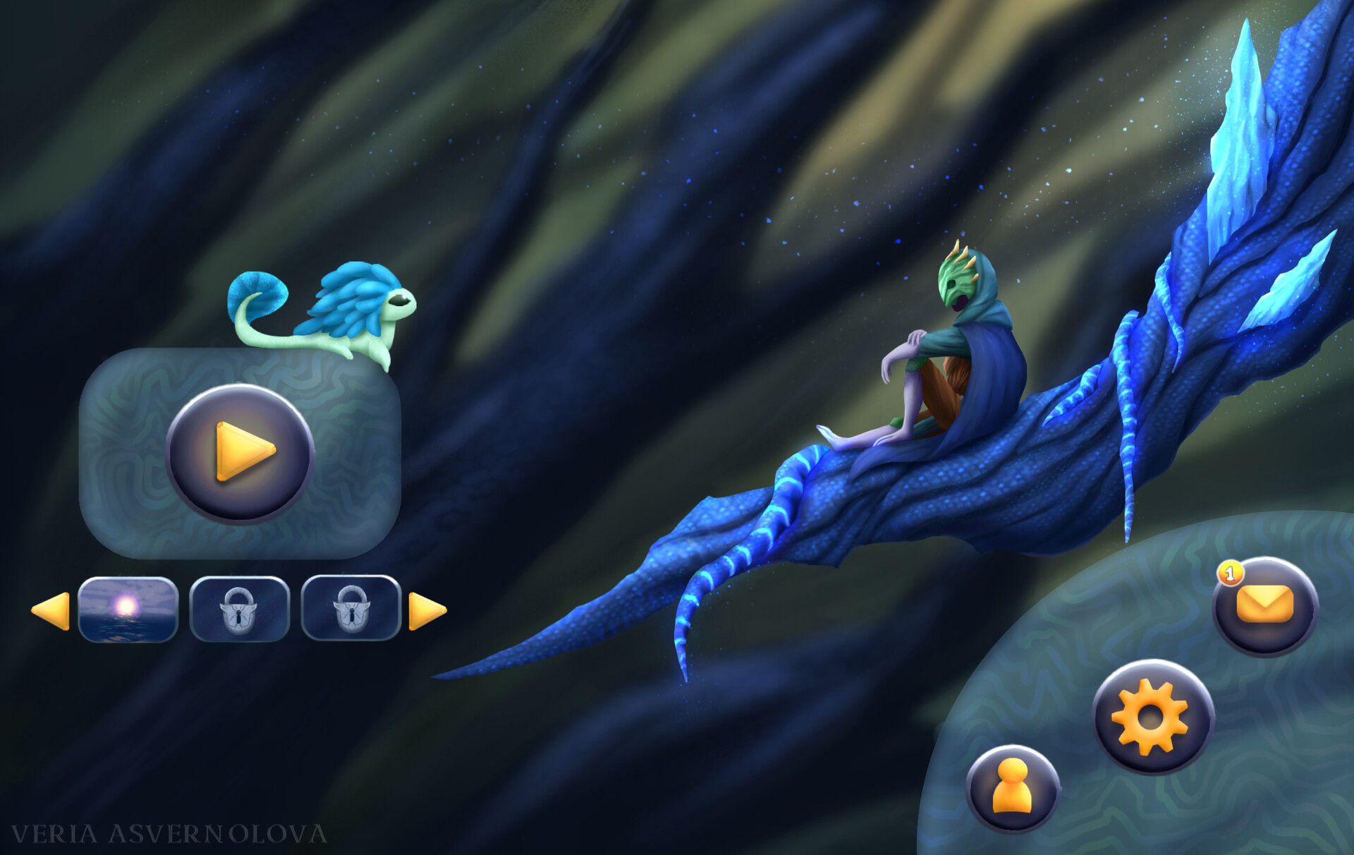 ArtStation - Start screen of my future game