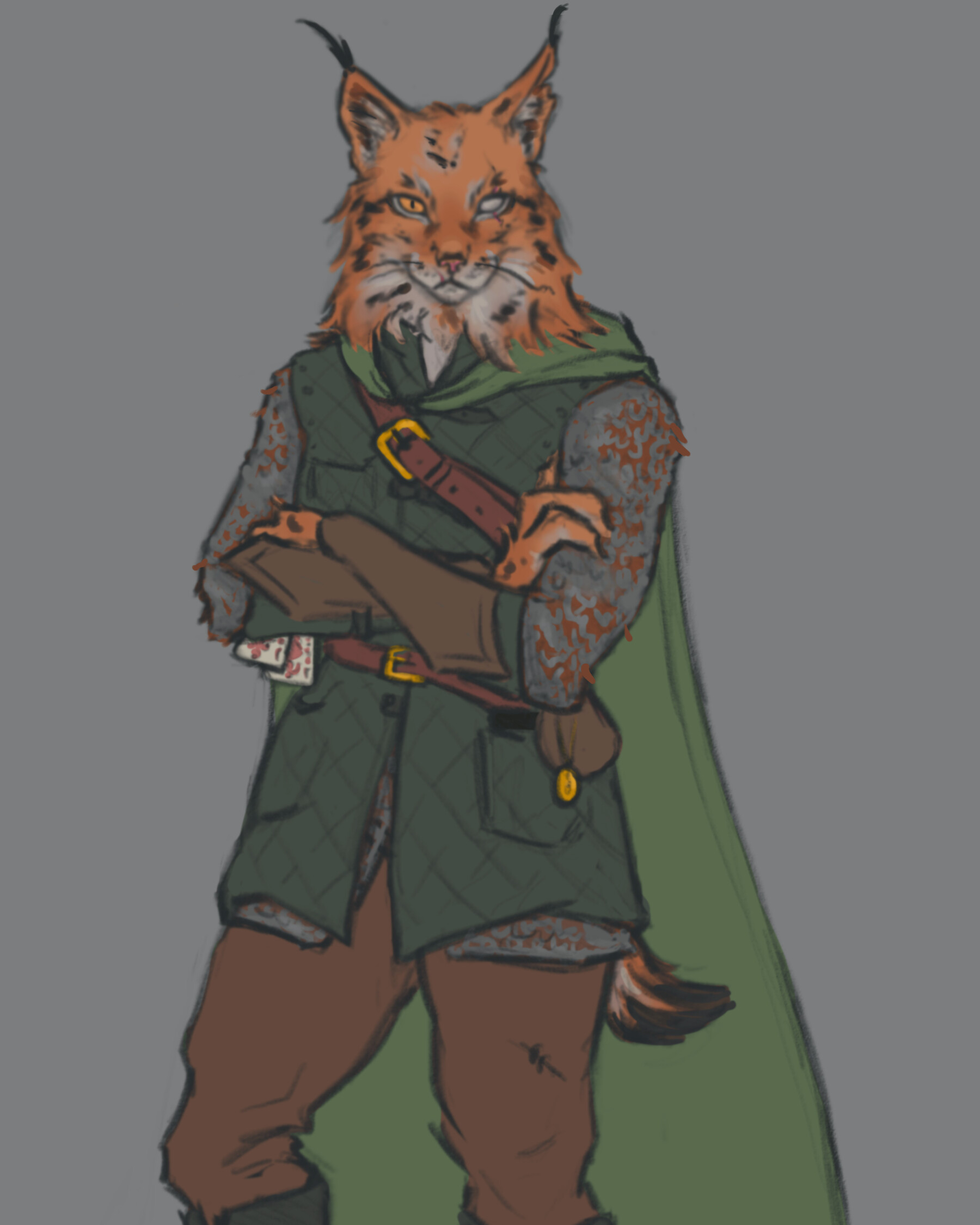 ArtStation - Tabaxi Fighter