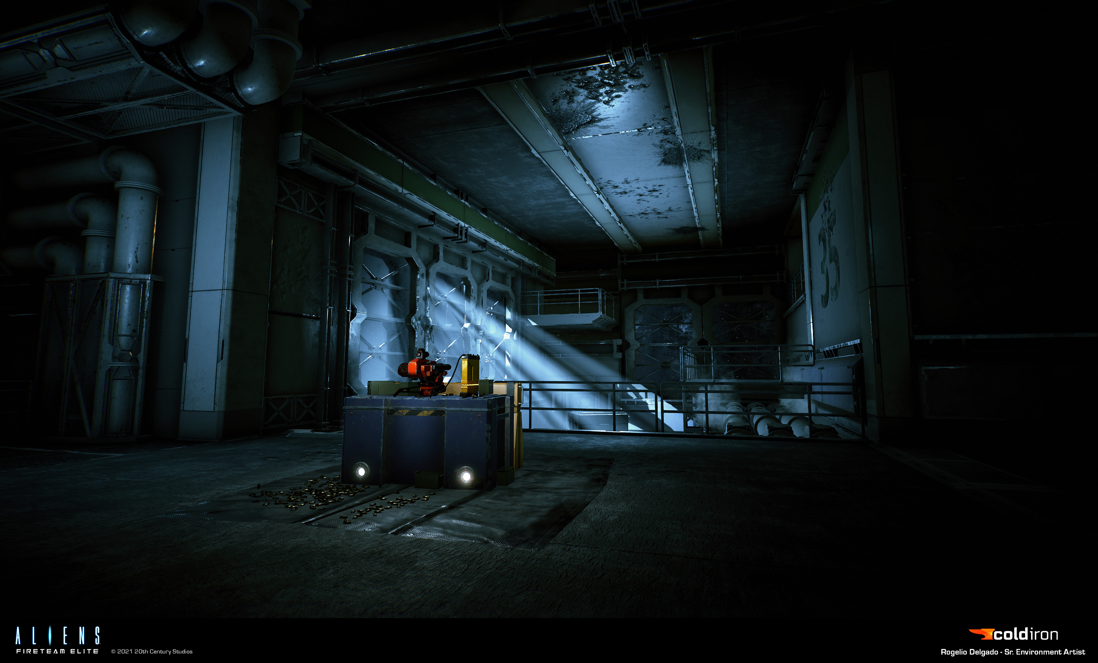 Rogelio Delgado - Aliens: Fireteam Elite - Restock Turrets