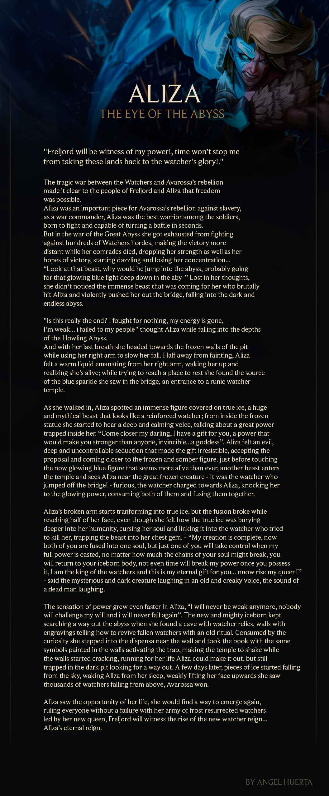 Angel Moonlight (Angel Huerta) - Aliza The Eye Of The Abyss - League of ...