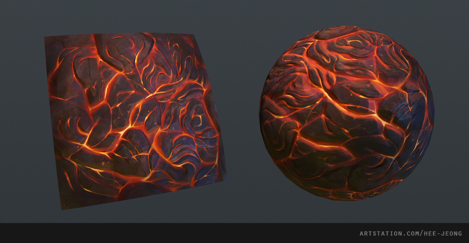 ArtStation - Stylized Lava