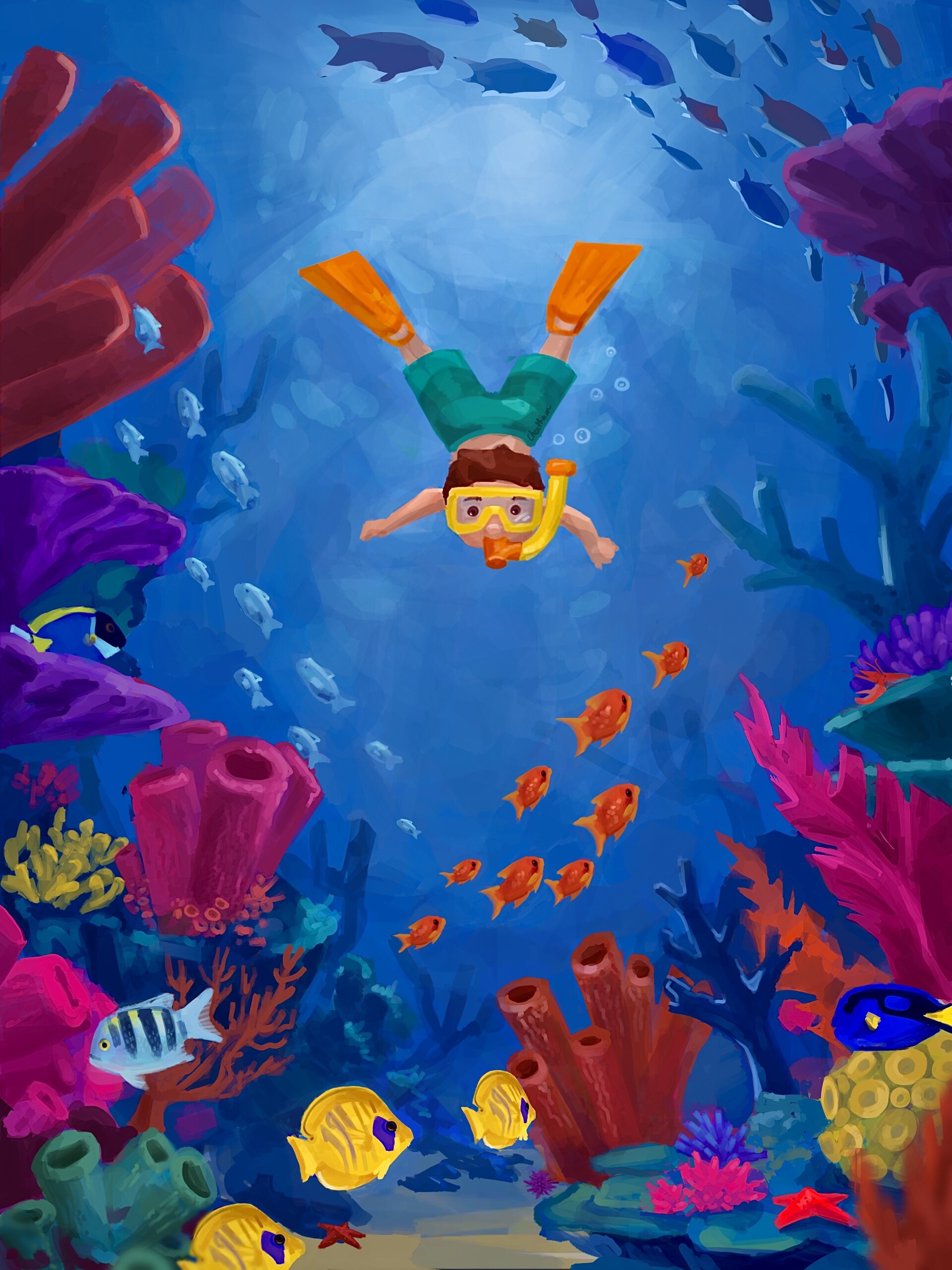 ArtStation - Coral Reef