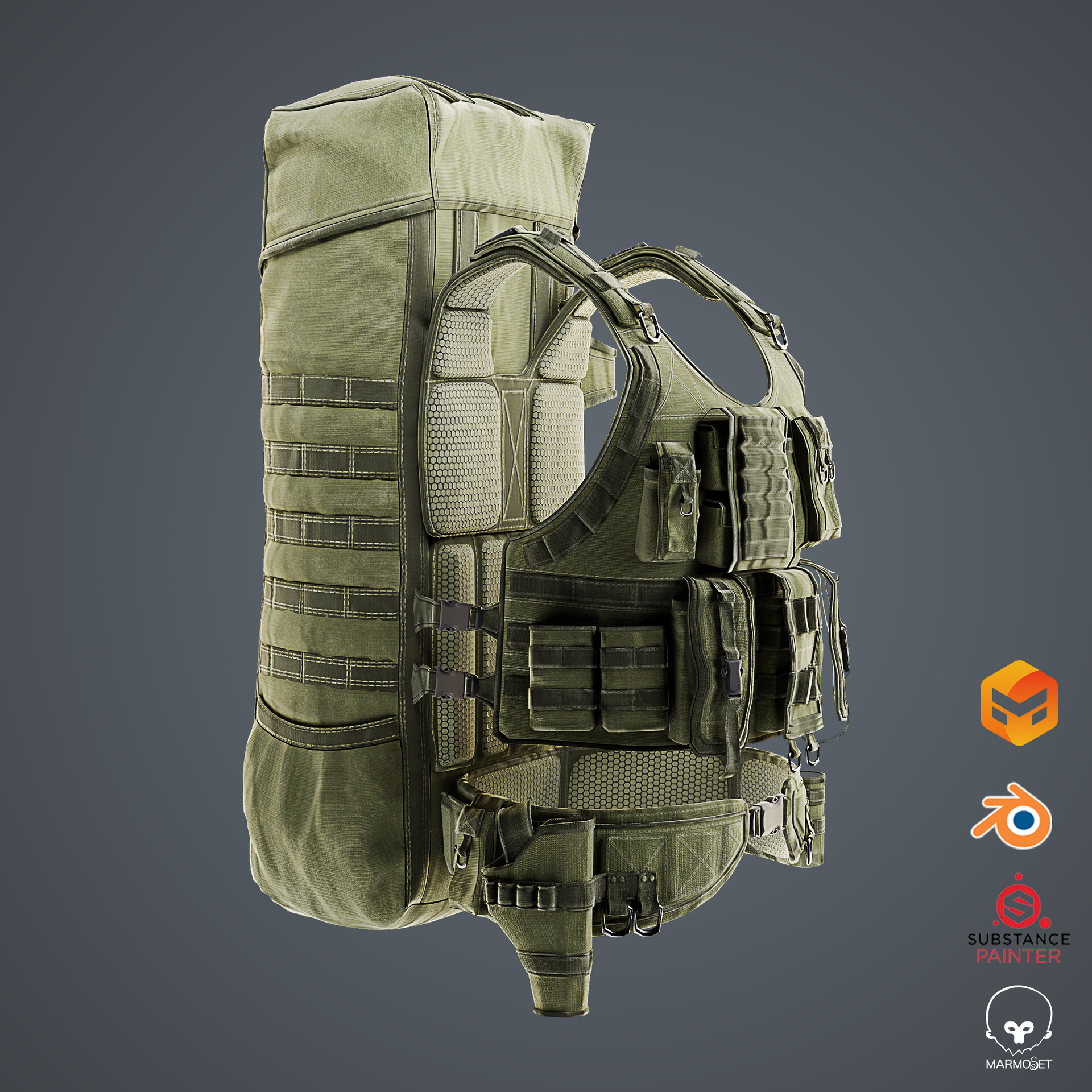 ArtStation - Military Tactical Props