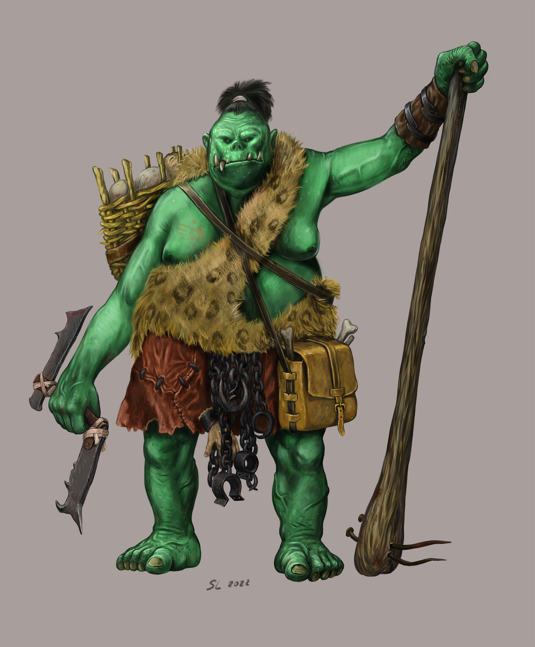 ArtStation - Orc Hunter.