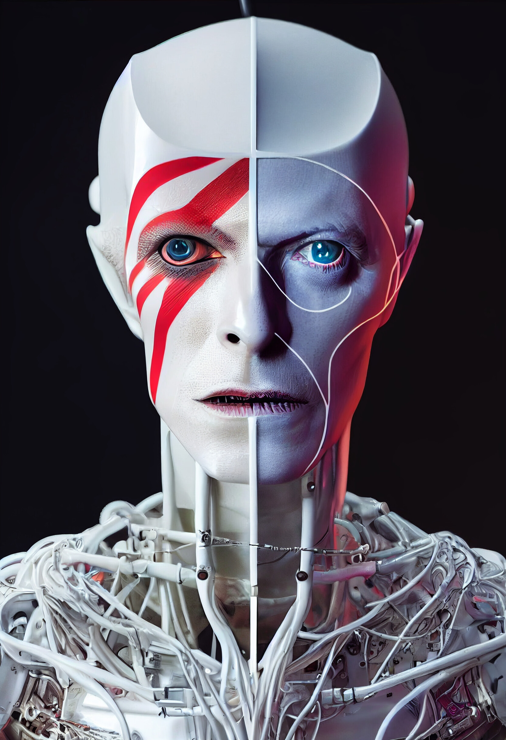 ArtStation - David Bowie Cyborg #6