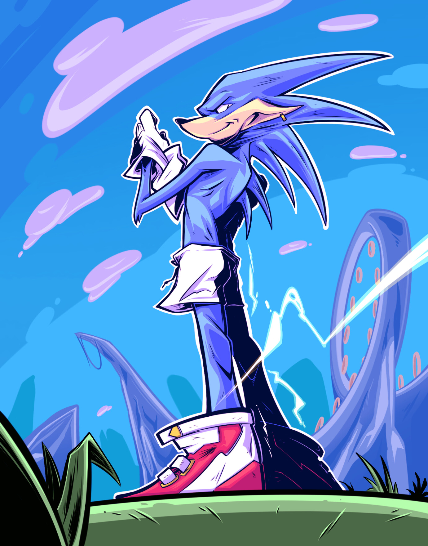 ArtStation - Sonic redesign - Max Grecke challenge