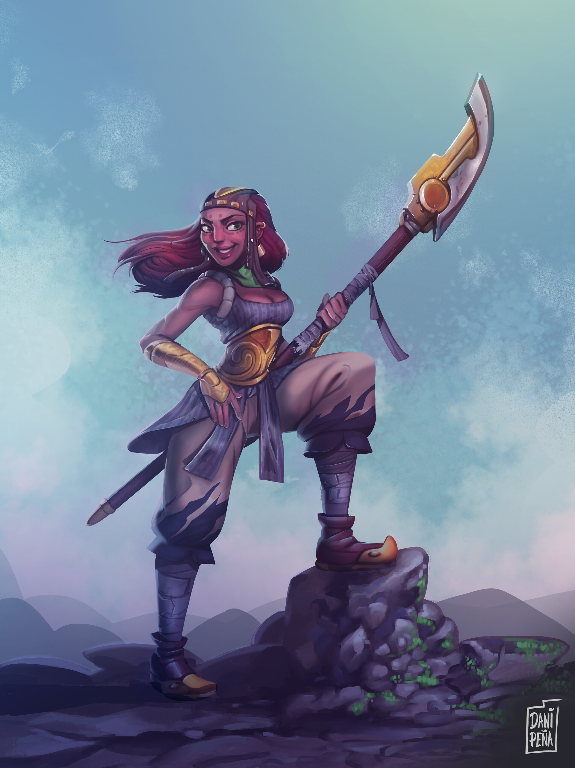 ArtStation - Woman Warrior