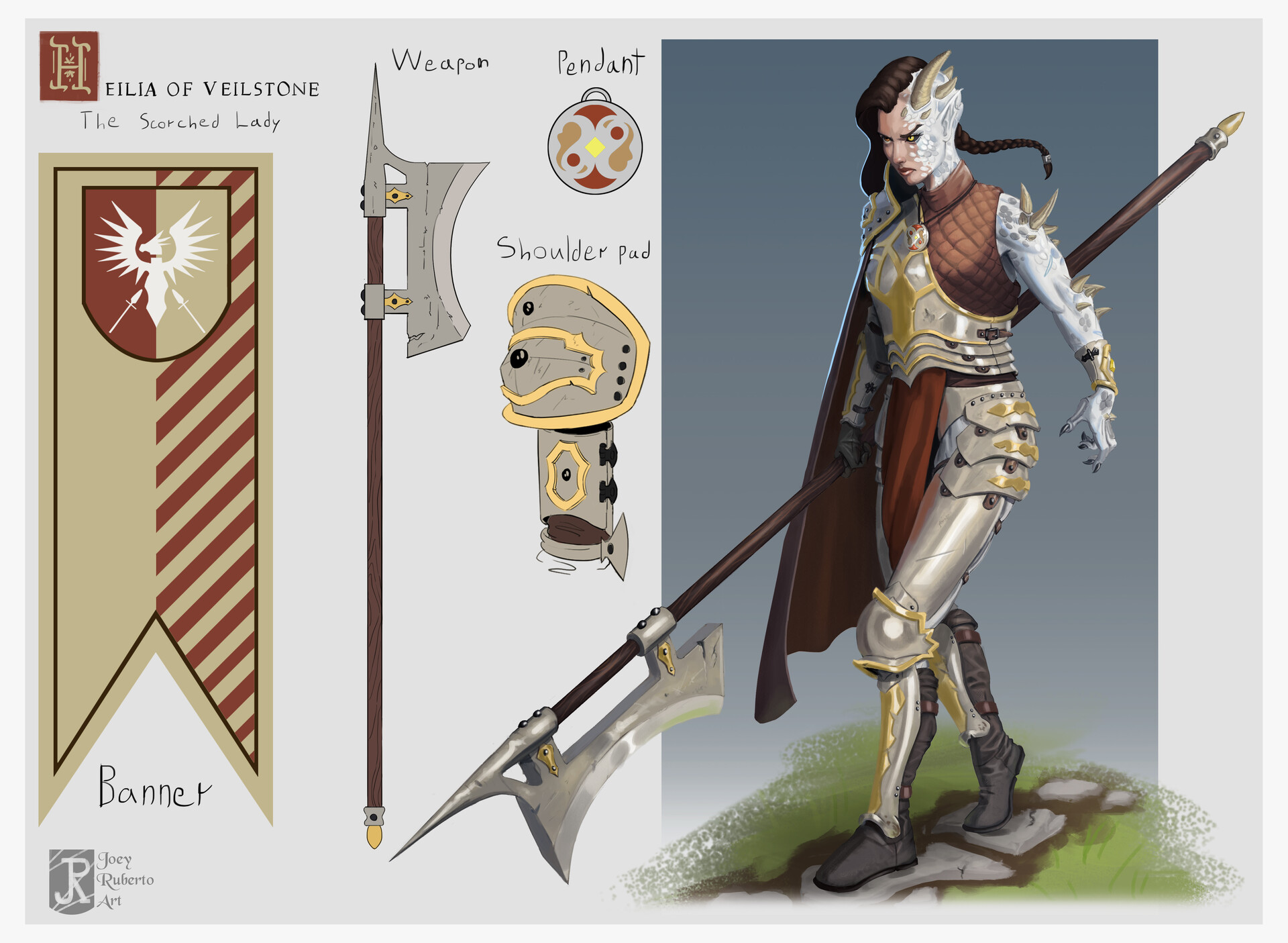 ArtStation - Character Design: Dragon Slayer